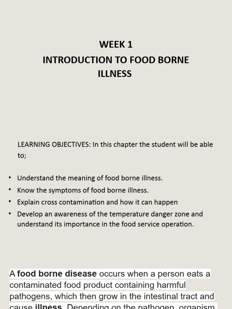 Risk Management Lesson 1 & 2 | PDF | Foodborne Illness | Diarrhea