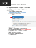Instructivo - Instalación - Safe Exam Browser - Evaluación de Suficiencia 2024 | PDF | Ventana ...