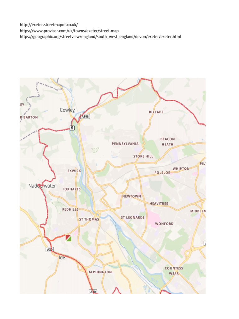 Exeter Street Names | PDF