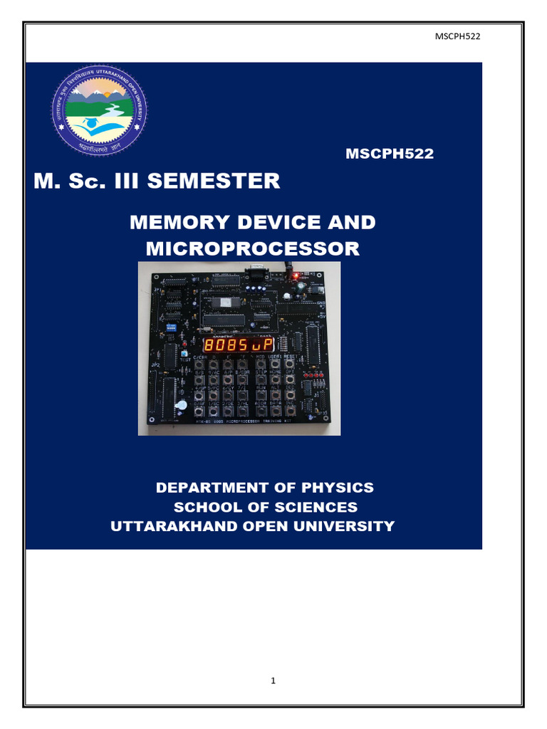 MSCPH 522 | PDF | Logic Gate | Integrated Circuit