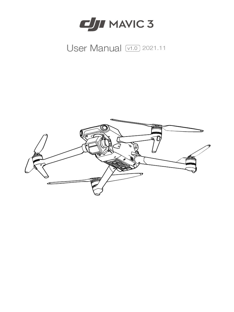 DJI Mavic 3 User Manual Guide | PDF | Aircraft | Remote Control
