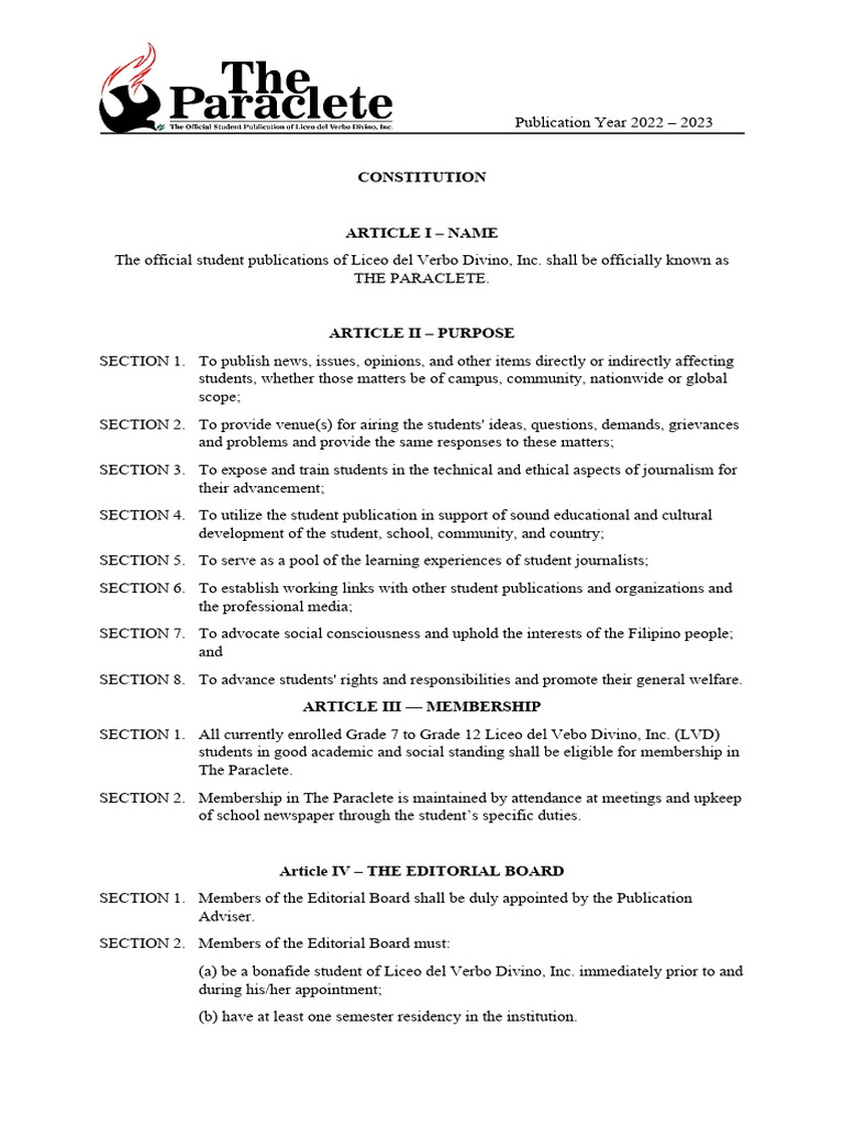 Editorial Board Year 2022 | PDF | Ratification | Legal Documents