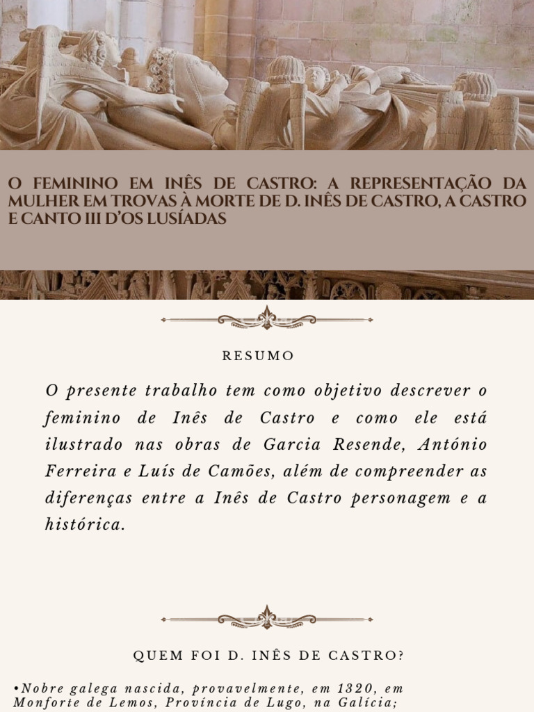 O Feminino em Inês de Castro | PDF