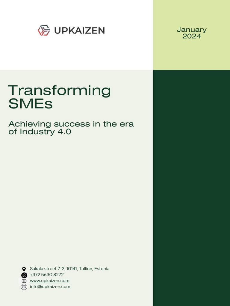 2023.Q4. Transforming SMEs To Achieve Success in The Era of Industry 4.0 | PDF