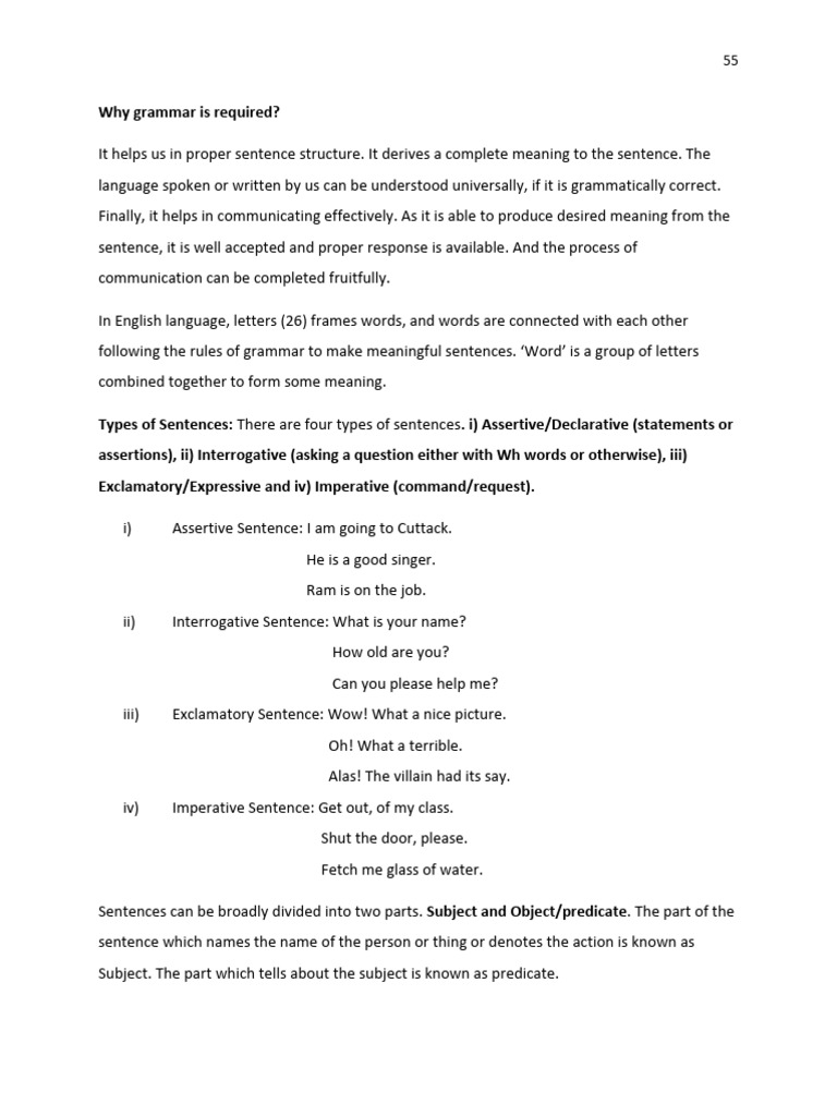 English Communication Skills - 55-60 | PDF | Noun | Part Of Speech