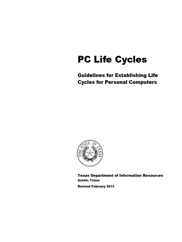 PC Life Cycles - Guidelines For Establishing Life Cycles | PDF ...