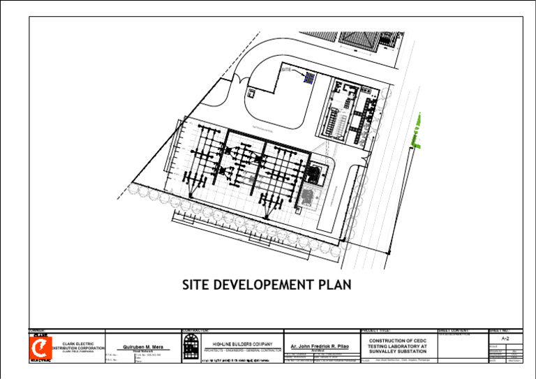 Site Developement Plan: Quiruben M. Mera Ar. John Fredrick R. Pilao | PDF