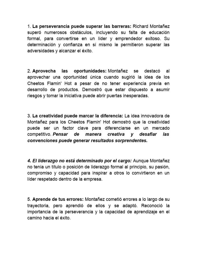 Flaming Hot | PDF | Liderazgo | Creatividad