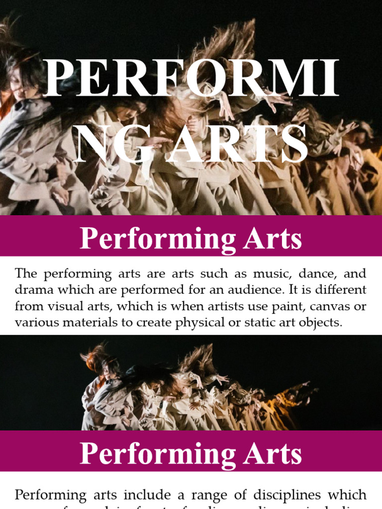History of Performing Arts | PDF | Performing Arts | The Arts
