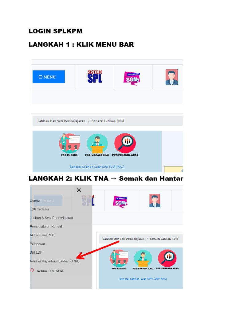 Panduan Tna SPLKPM | PDF