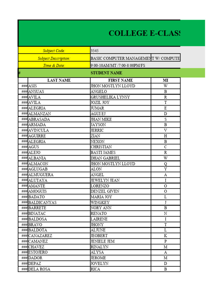 Data Sheet | PDF | Qualifications | Student Assessment And Evaluation