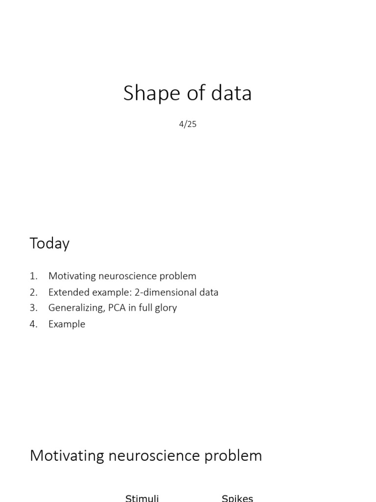Pca Slides Tuesday Download Free Pdf Principal Component Analysis