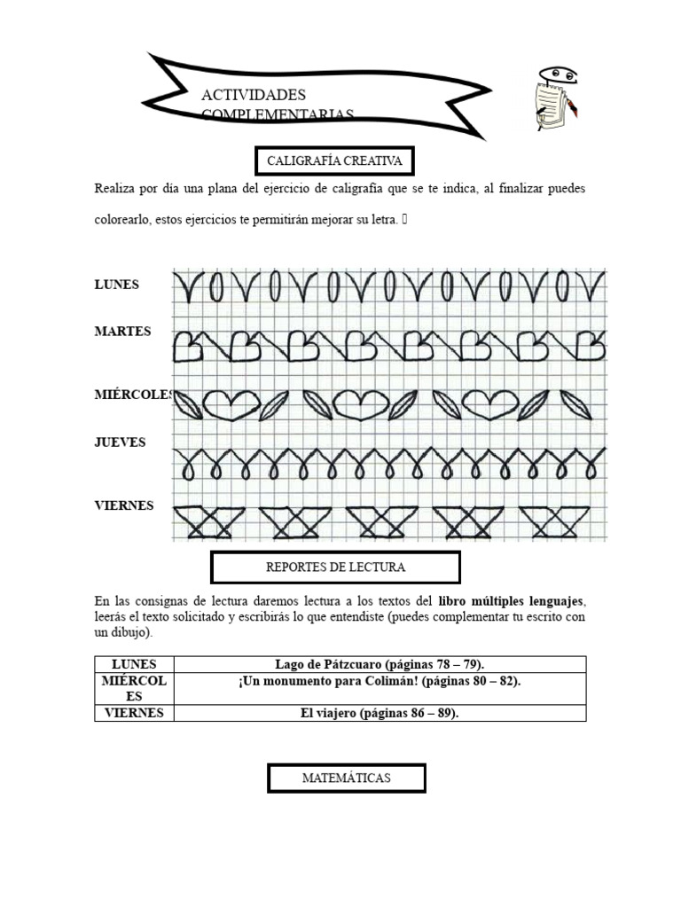 Actividades Complementarias 1 | PDF