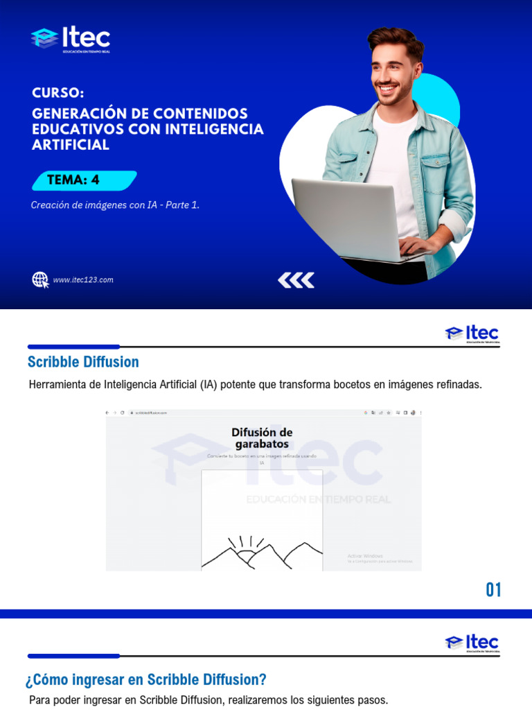 Herramientas de I. A para La Educación - Tema 4 | PDF | Sitios web | Tecnologías de la información