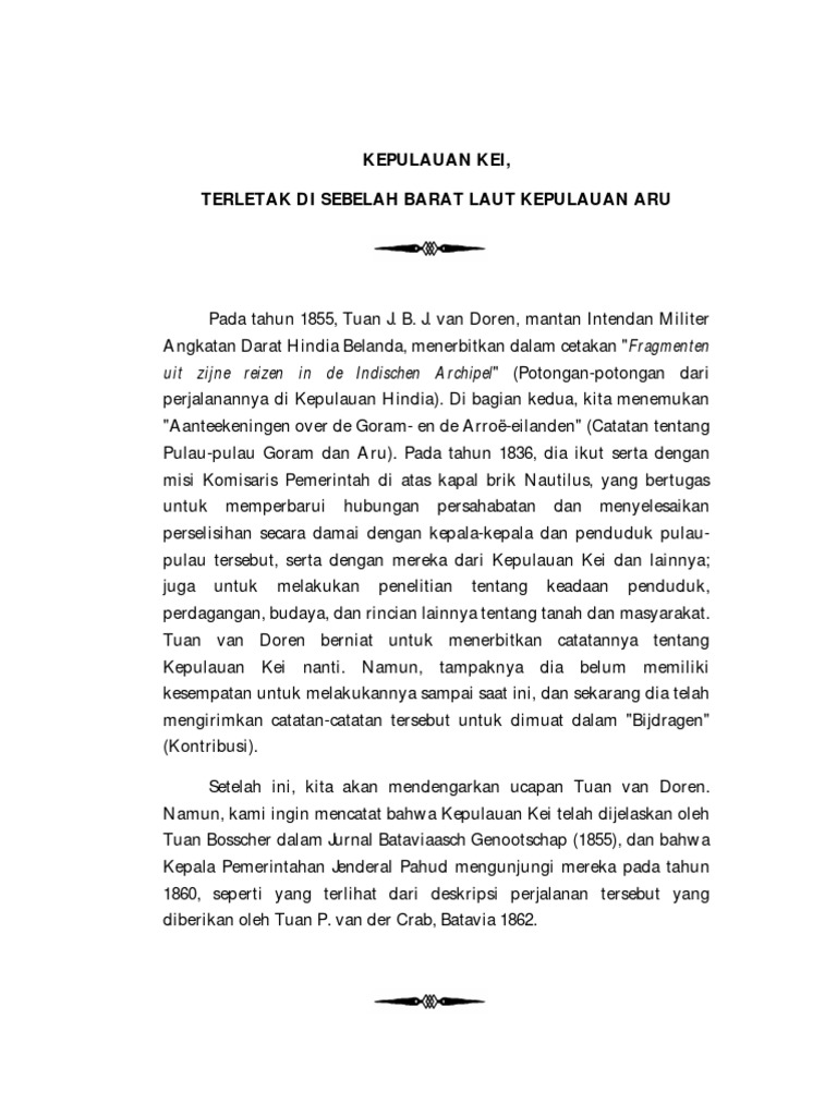 Ekspedisi Nautilus ke Kepulauan Kei | PDF