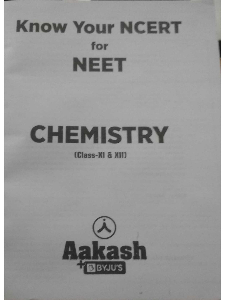 Chemistry (Know Your Ncert) | PDF