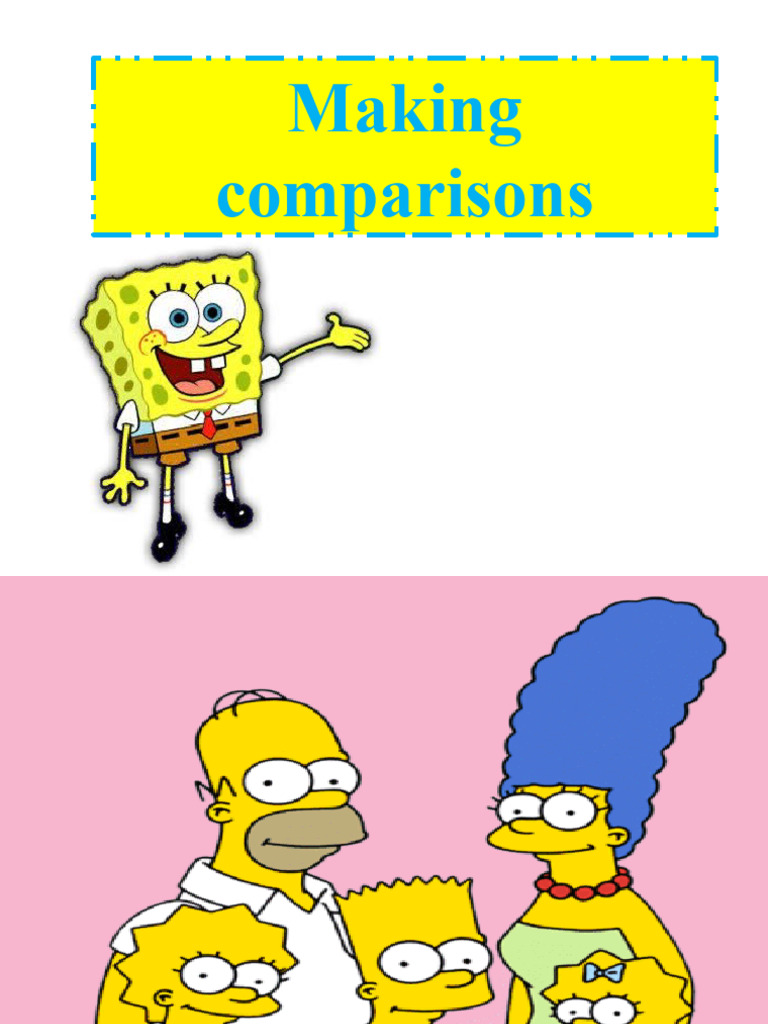 COMPARATIVES - Comparing People | PDF