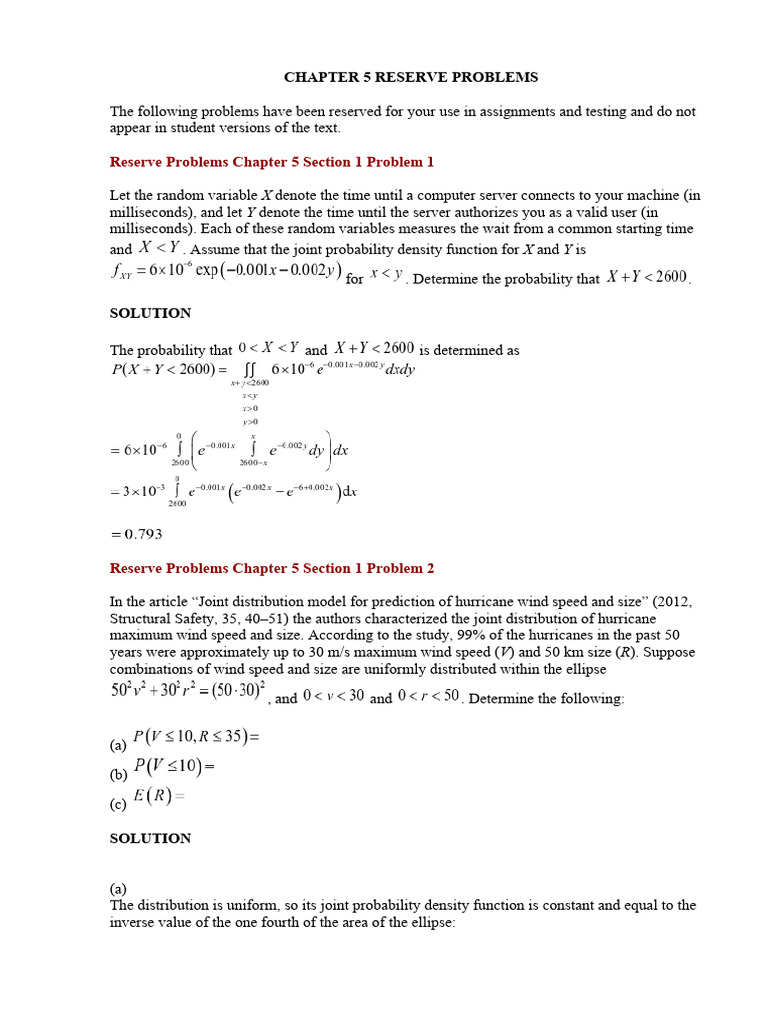 RP ch05 | PDF | Normal Distribution | Variance