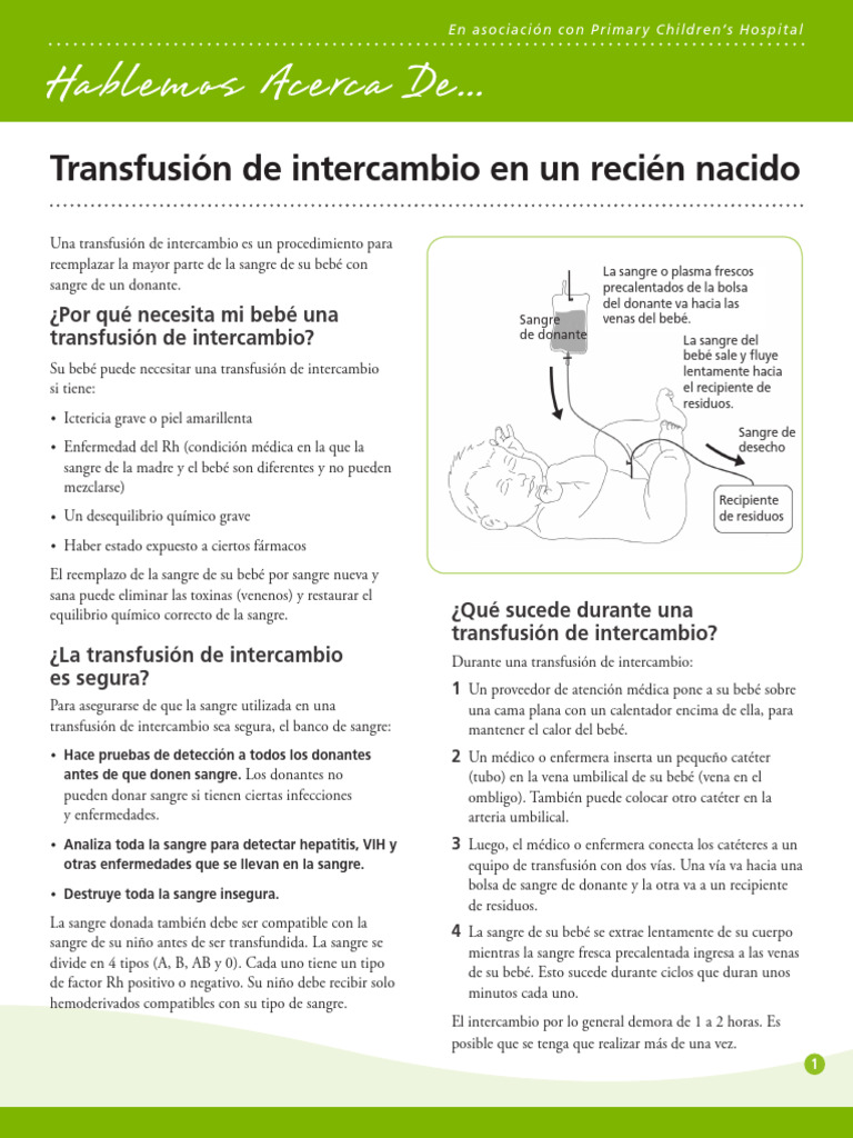 Exchange Transfusion in A Newborn (Let's Talk About... Pediatric ...