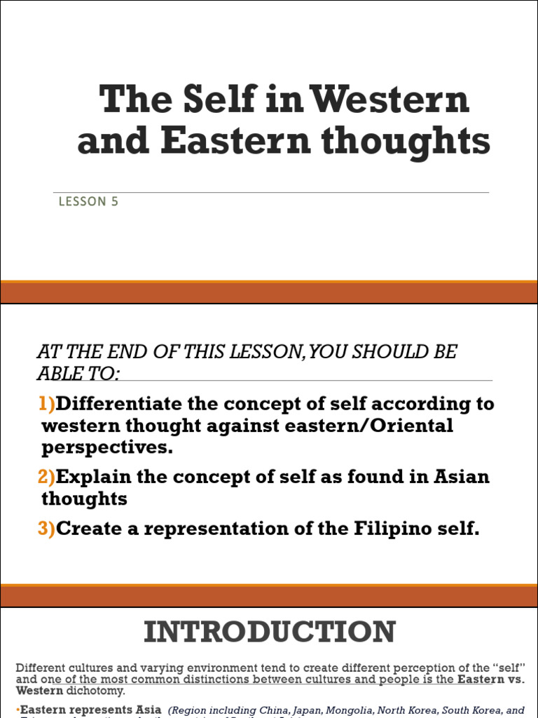 Self in Eastern vs. Western Thought | PDF | Tao | Self Concept