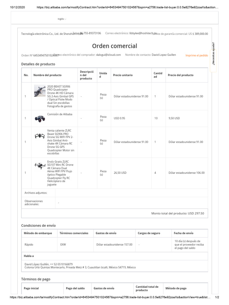 Modify Contract | PDF