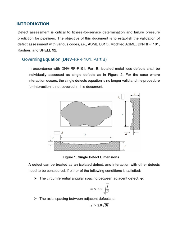 DNV-RP-F101 Part B | PDF
