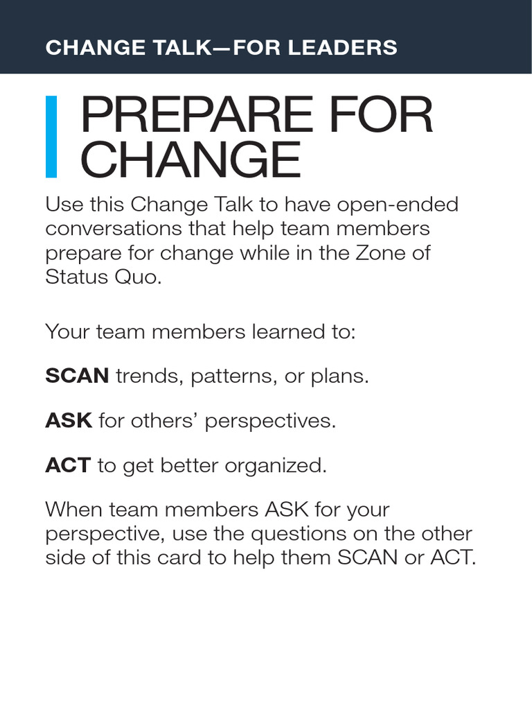 Change Cards | PDF