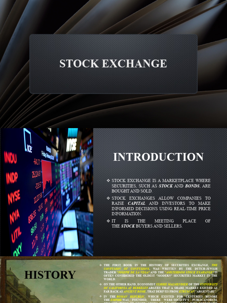 Overview of Stock Exchange Functions | PDF | Stock Exchange | Stocks