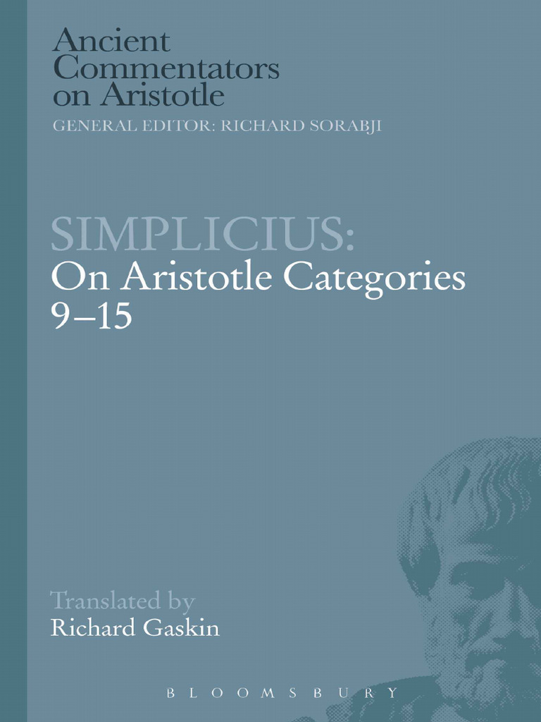 Aristotle Categories 9-15 Simplicius | PDF