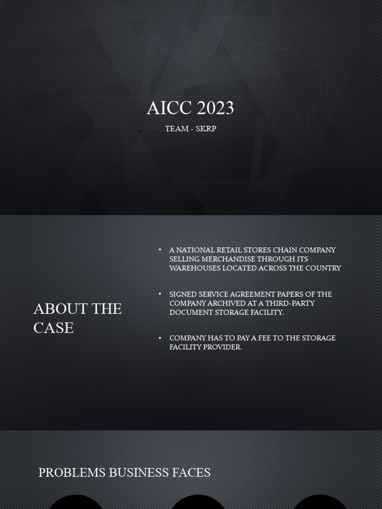 AICC Case Competition | PDF | Cloud Computing | Computer Security