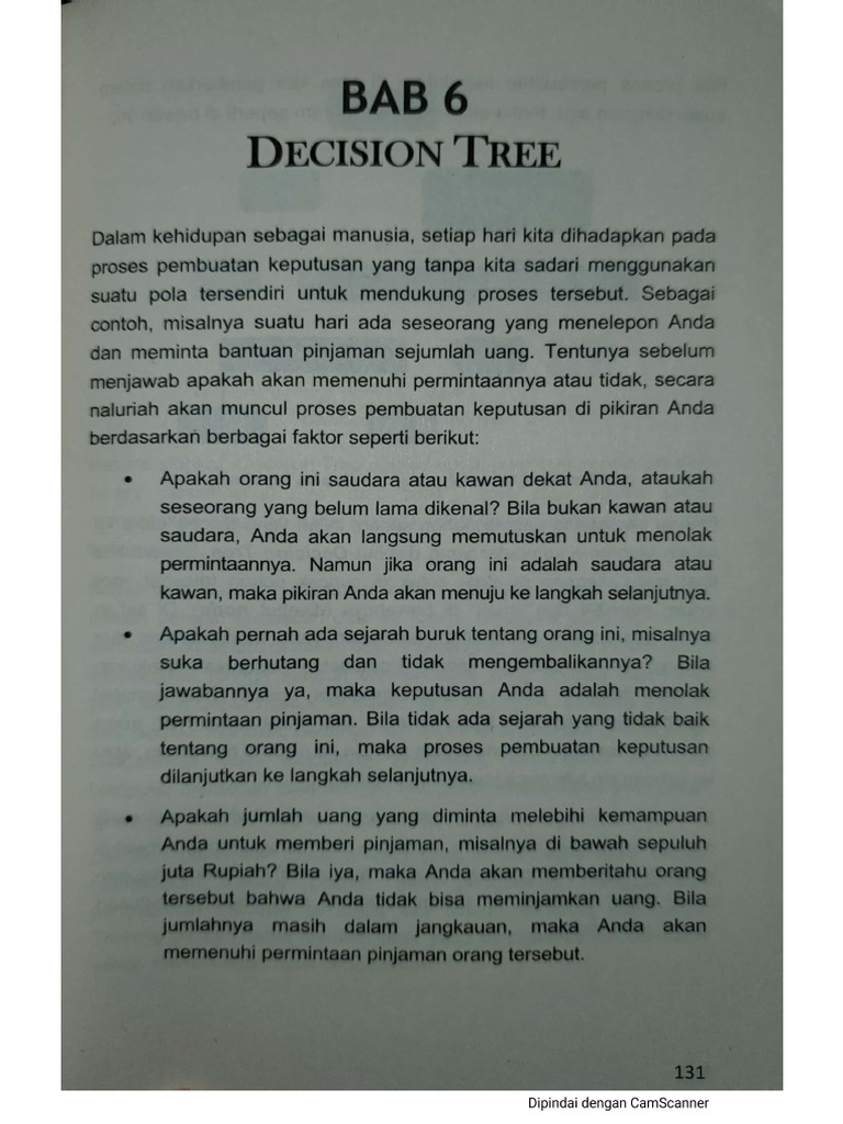 Modul Decision Tree + Praktikum | PDF