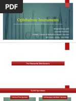 Ophthalmology Instruments | PDF | Ophthalmology | Human Eye