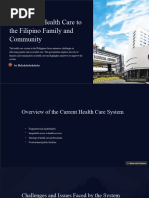 Mission Vision Doh | PDF | Health System | Health Care
