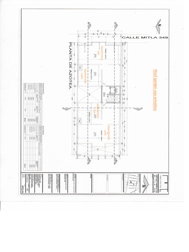Planos Mitla 349 | PDF