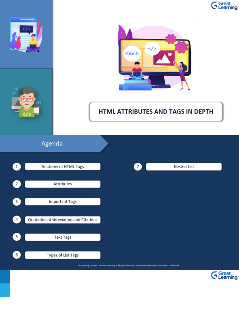 HTML Attributes and Tags in Depth | PDF | Html Element | Html
