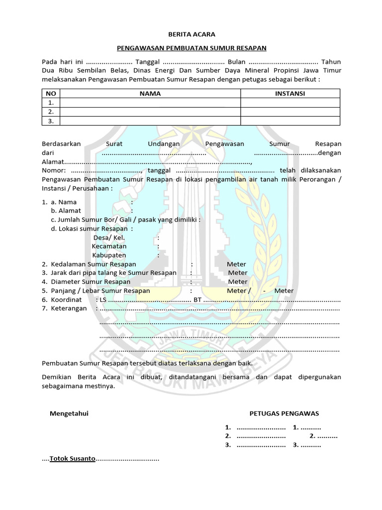 Berita Acara Sipa | PDF