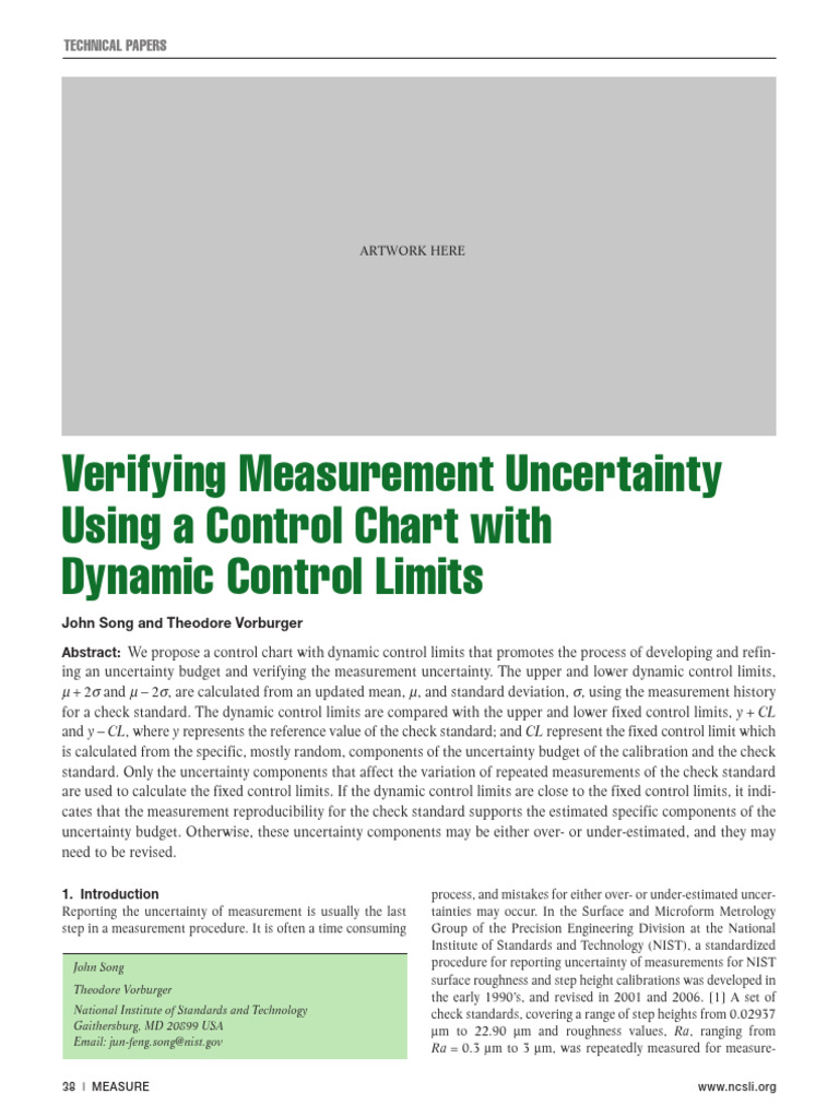 Verifying Measurement Uncertainty | PDF | Calibration | Metrology