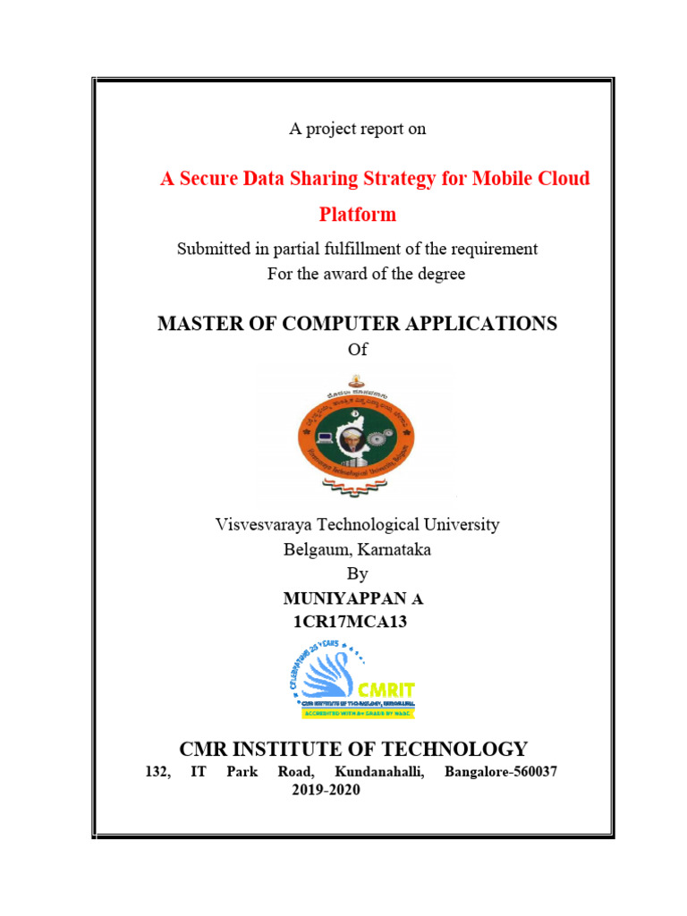 Mobile Cloud Data Sharing Strategy | PDF | Encryption | Cloud Computing