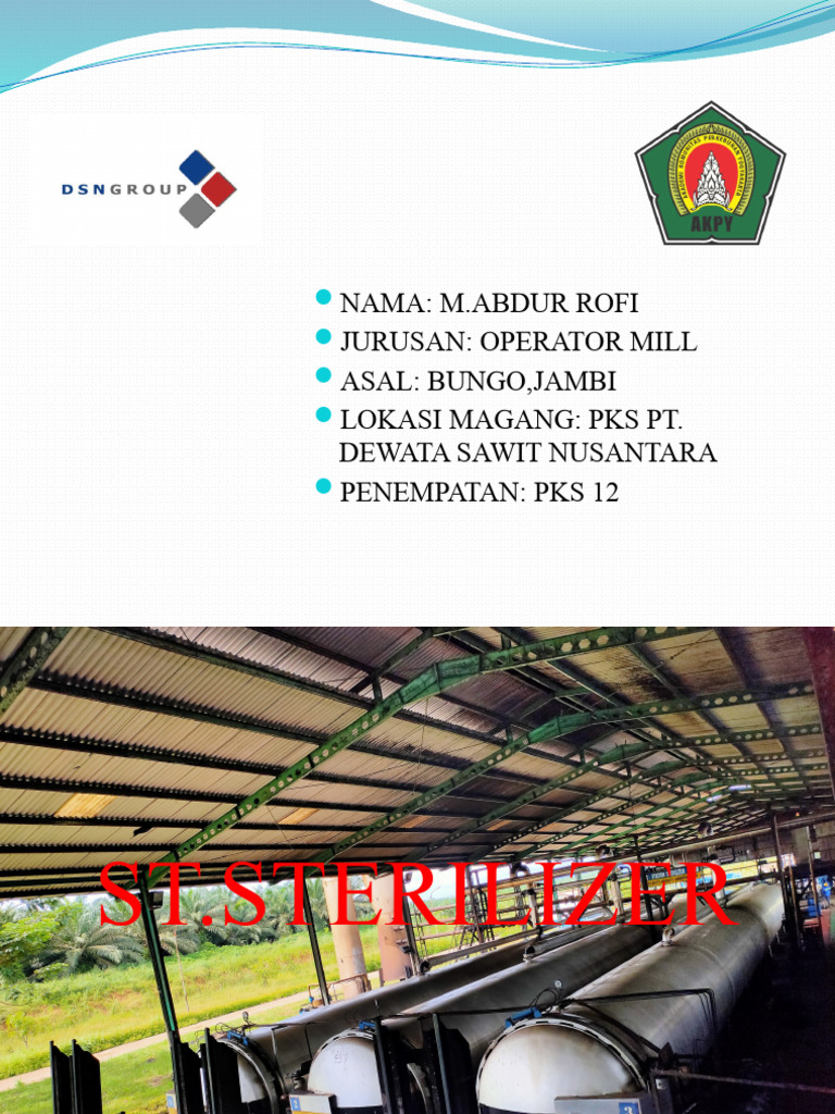 Proses Sterilisasi TBS di PKS | PDF | Sains & Matematika