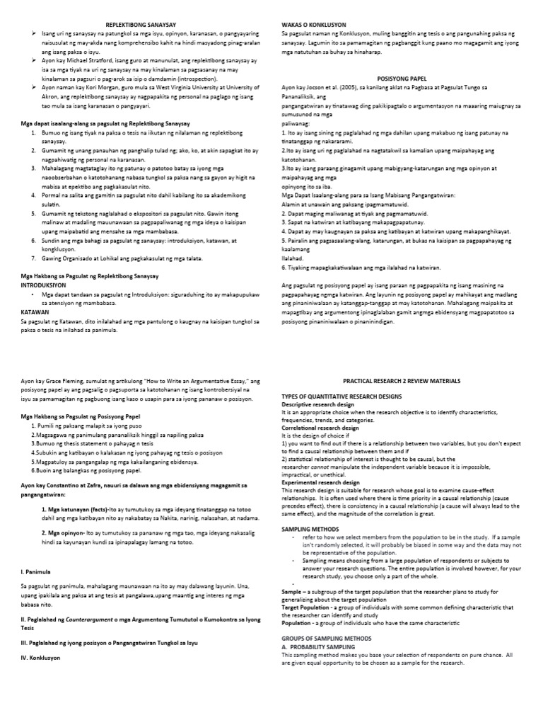 REVIEWER | PDF