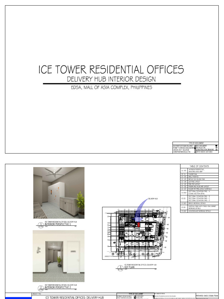 ICE RESO - Delivery Hub - Construction Drawings - 07182023 | PDF | Real ...