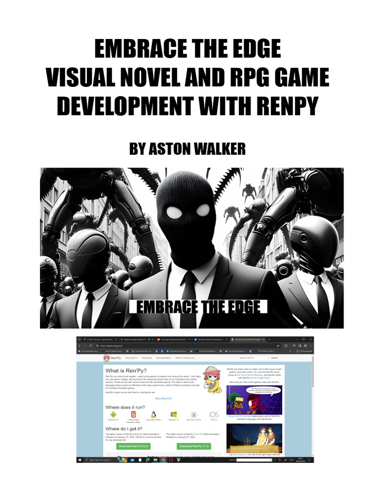 Embrace The Edge Visual Novel and RPG Game Development With Renpy | PDF | Games & Activities