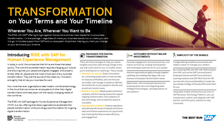 RISE With SAP For Human Experience Management | PDF | Innovation ...