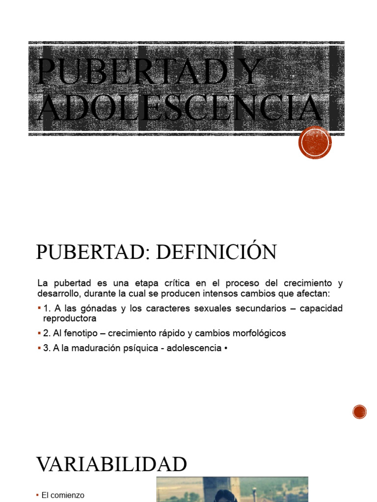 Pubertad y Adolescencia | PDF | Adolescencia | Pubertad