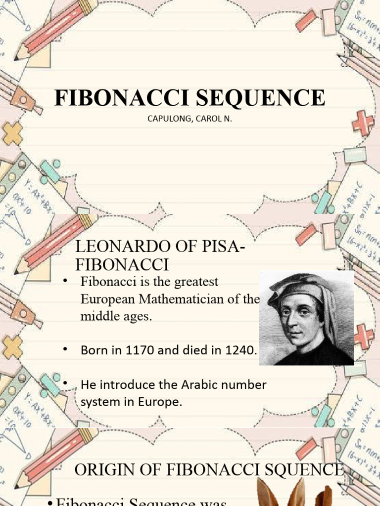 Fibonacci Sequence | PDF | Sequence | Mathematical Analysis