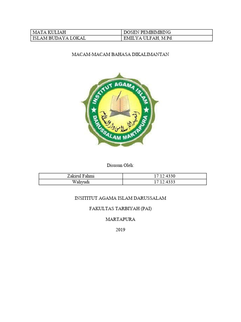 Macam Macam Bahasa | PDF