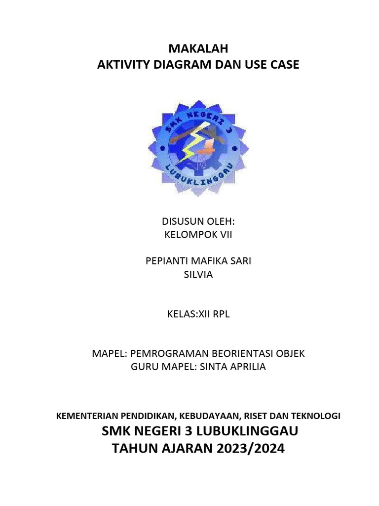 Makalah Use Case Diagram | PDF