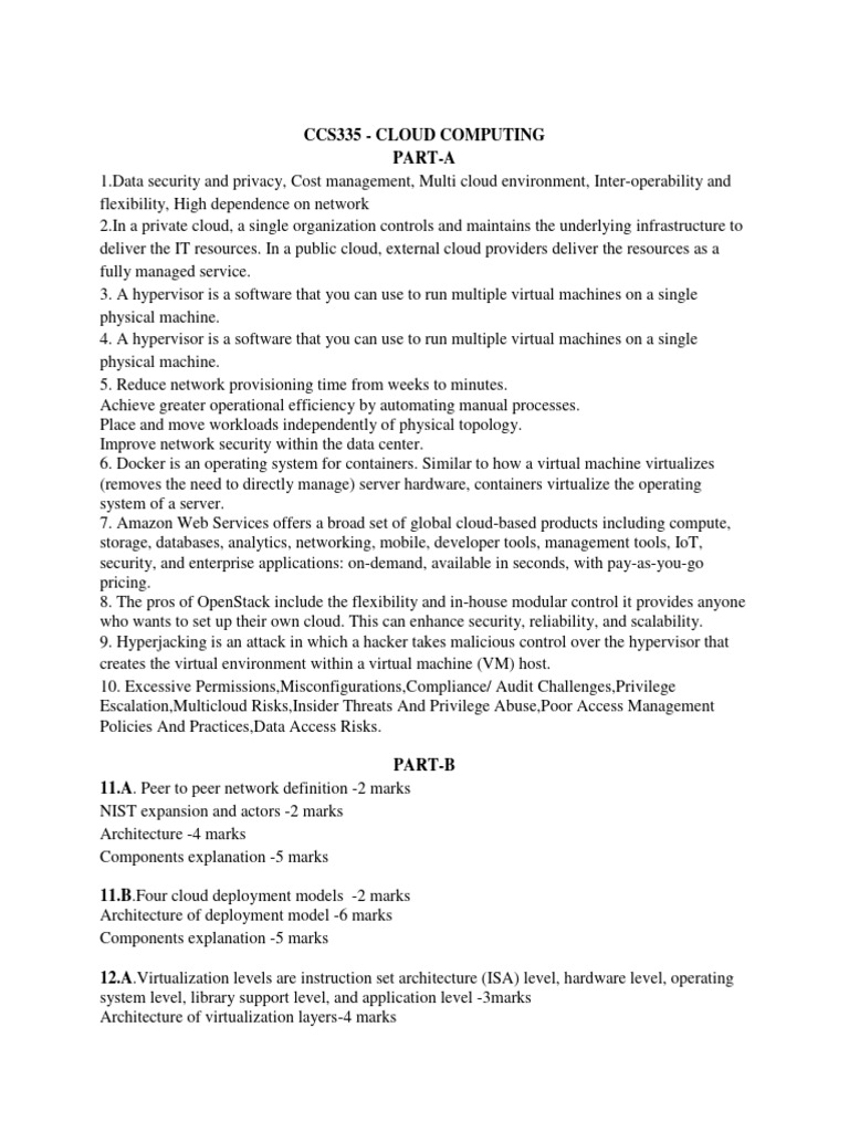 Ccs335 Cloud Computing Schema Download Free Pdf Cloud Computing Virtualization