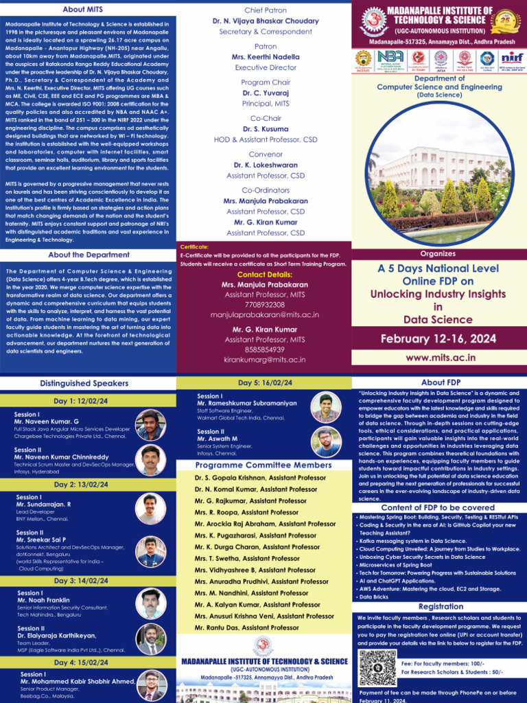 FDP Brochure | PDF FDP Brochure | PDF