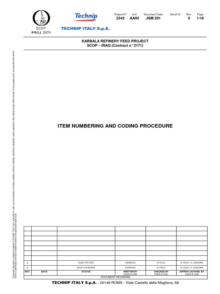 2342 Aa00 Jsm 201 0 Item Numbering And Coding Procedure Pdf International 